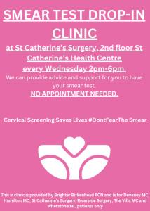 Smear Test Drop-In Clinic « Riverside Surgery